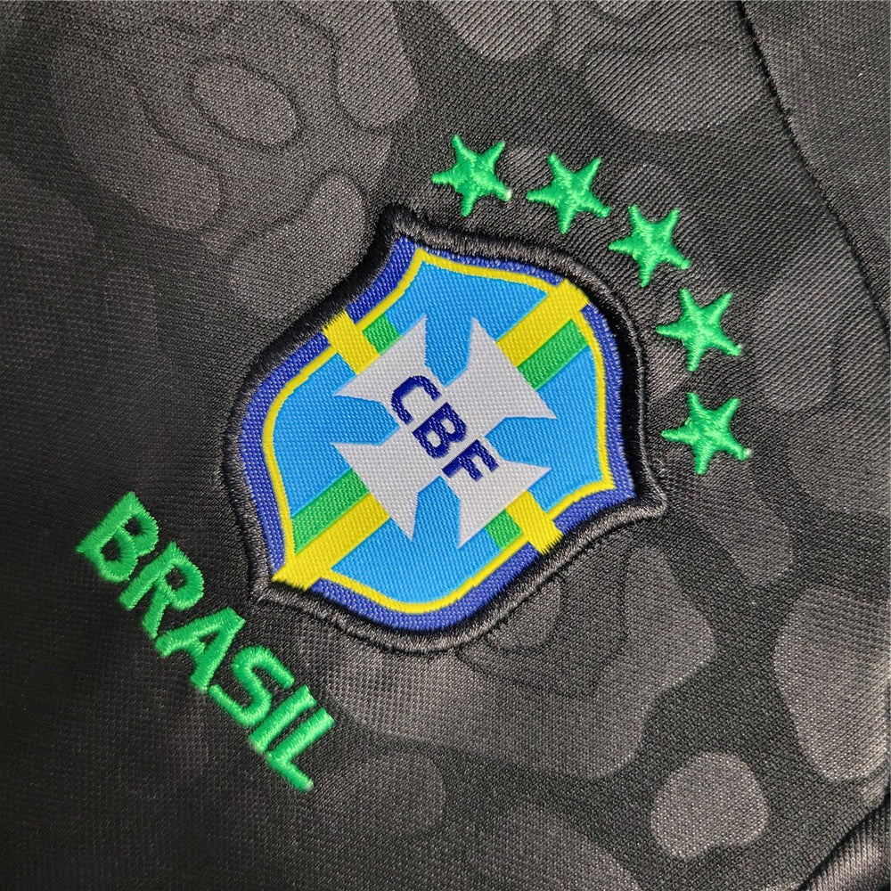24/25 Brazil "Black Leopard" Premium Kit - 2025 Premium Quality – FootballPrestige™ - Premium ...