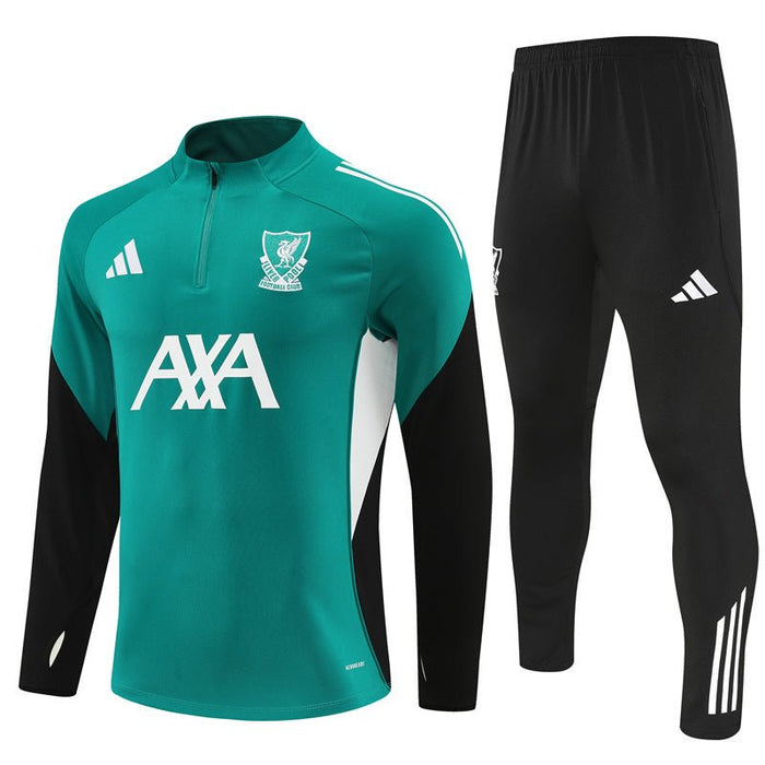 25/26 Liverpool Training Green Kids Size Tracksuit - 2025 Premium ...