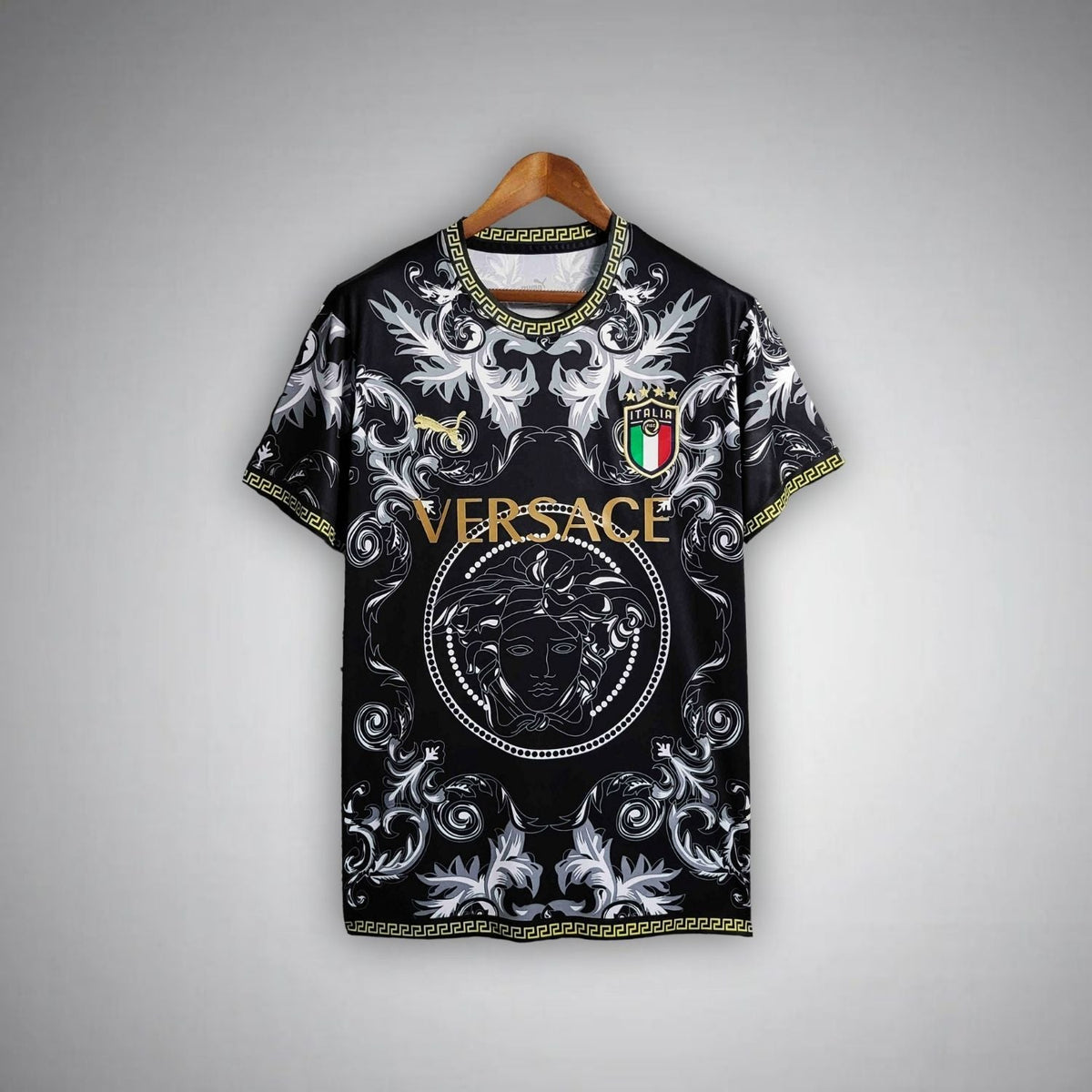 Italy "Versace" Premium Black Kit - 2025 Premium Quality ...
