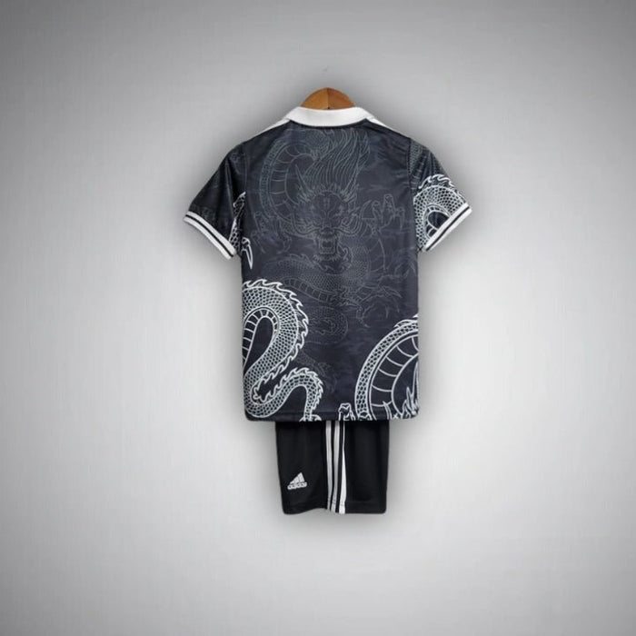 Real Madrid Dragon Negro Premium Kids Size Kit - 2025 Premium Quality ...